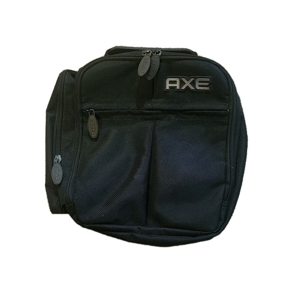 Bags | Axe Body Spray Products Travel Zip Carry Bag Black Zippered ...
